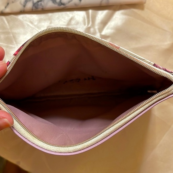 ipsy | Bags | Ipsy Makeup Pouches Set White Marble Pink Butterfly Pouch ...